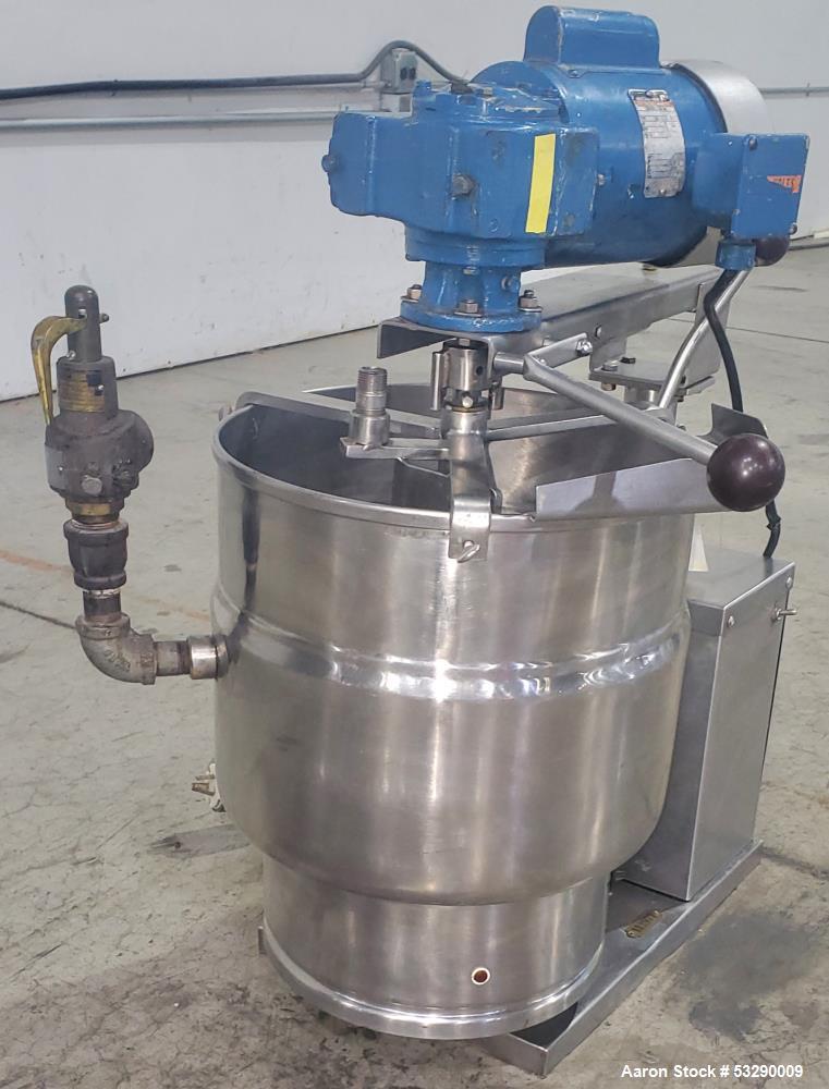 Used Groen Table Top Steam Jacket Mix Kettle, Model TDB/7-20, Stainle