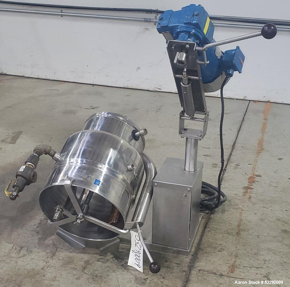 Used Groen Table Top Steam Jacket Mix Kettle, Model TDB/7-20, Stainle