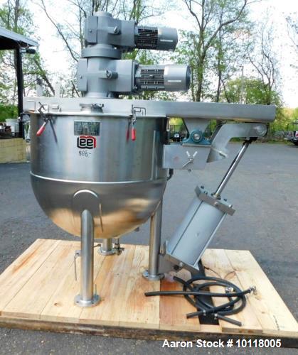 Used Lee Industries 150 Gallon 316 Stainless Steel Double Motion Kett