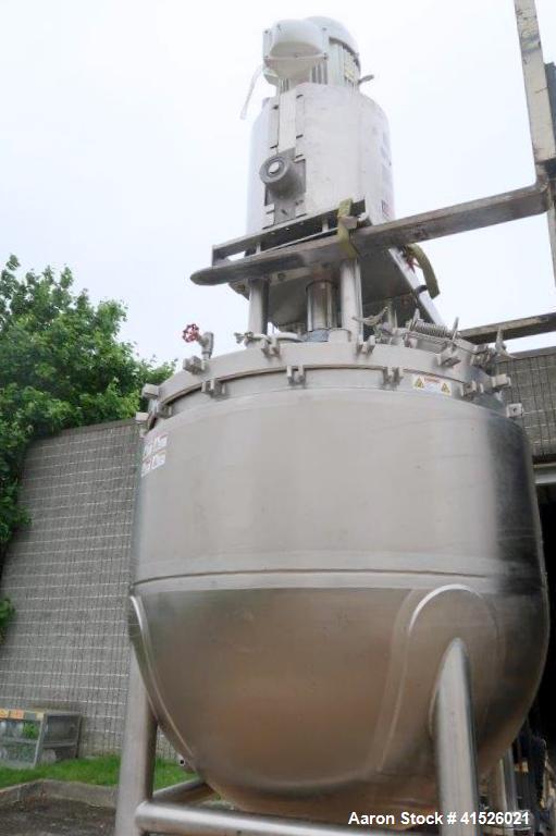 Used Lee 348 Gallon Working Capacity " Tri-Mix Turbo Shear" Stainless