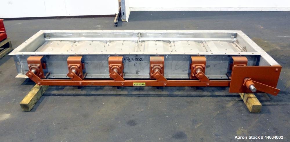 Unused- Air Clean Damper Company 316 Stainless Steel Air Flow Damper.