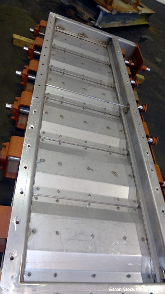 Unused- Air Clean Damper Company 316 Stainless Steel Air Flow Damper.