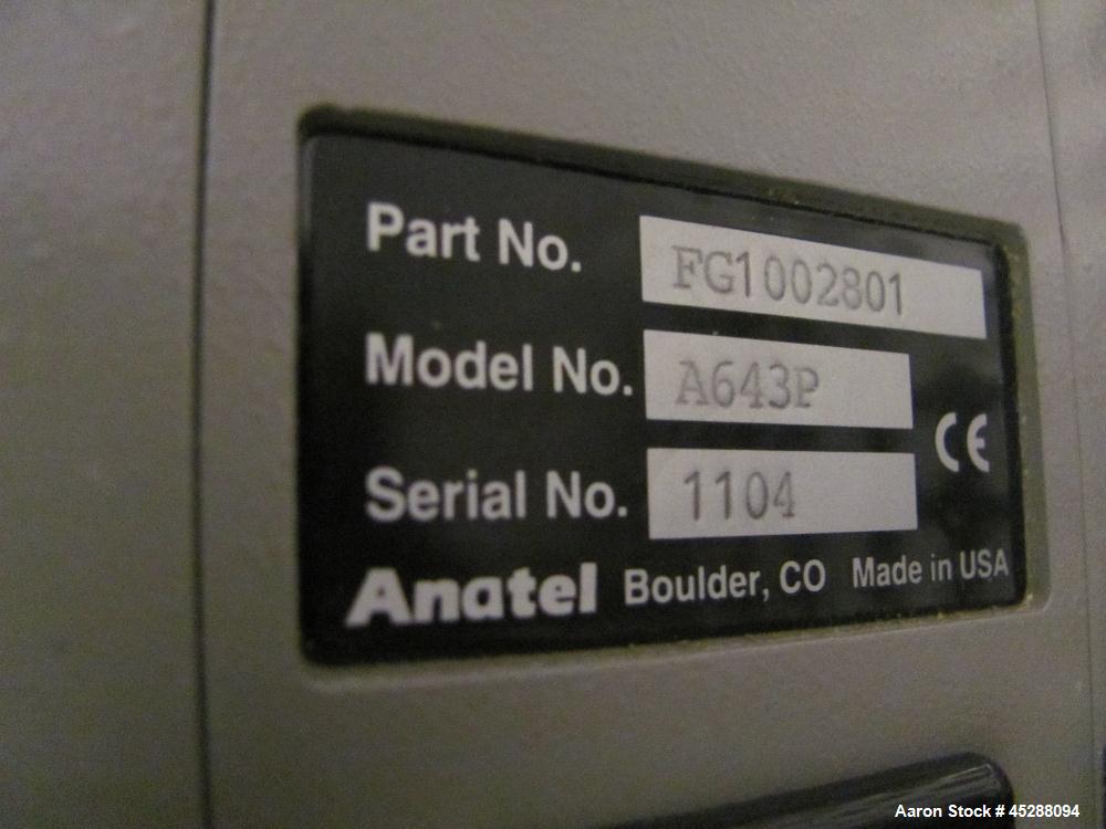 Used Anatel Access Total Organic Compound Analyzer, Model A643P. Incl