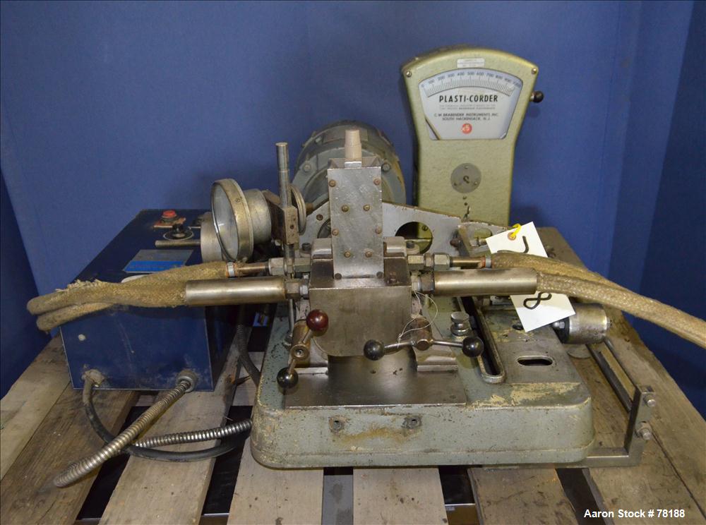 Used C.W. Brabender Plasticorder Extrusion Plastometer, Model PL150.