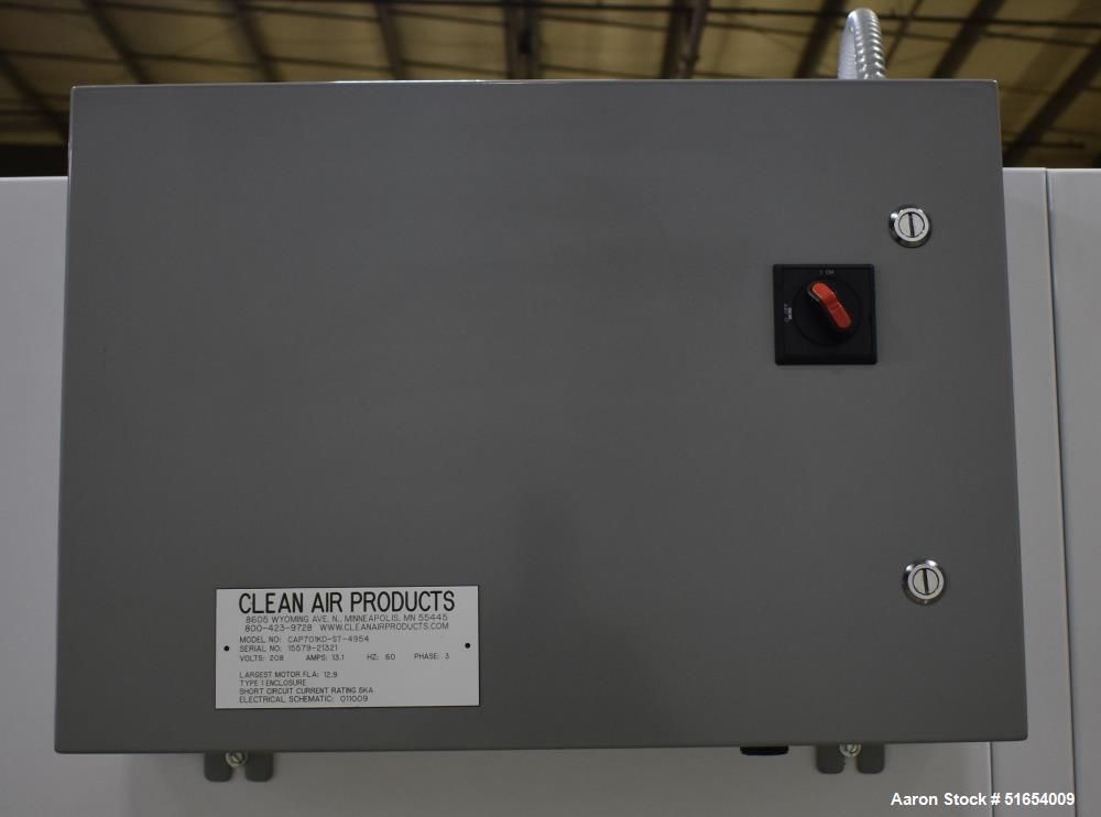 Used Clean Air Products Cleanroom Walkthrough Air Lock, Model CAP701K