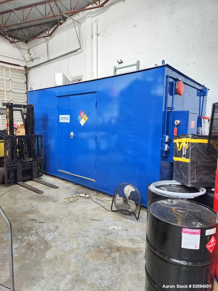 Used Denios Hazardous Materials Storage Room, Model L53-1608-F4. Four