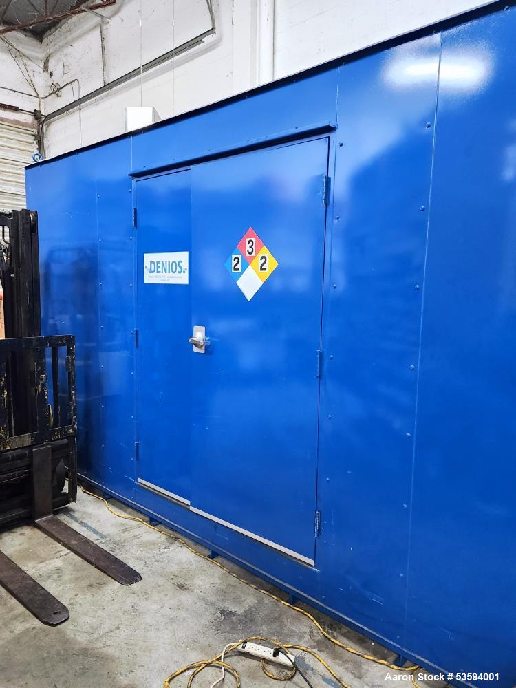 Used Denios Hazardous Materials Storage Room, Model L53-1608-F4. Four