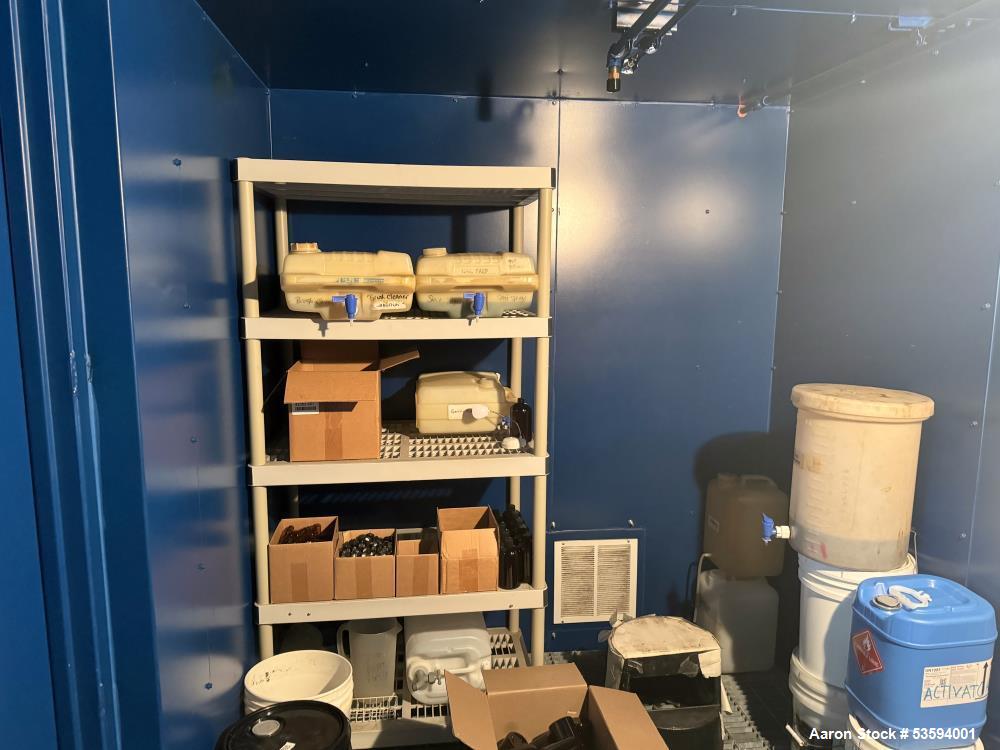 Used Denios Hazardous Materials Storage Room, Model L53-1608-F4. Four