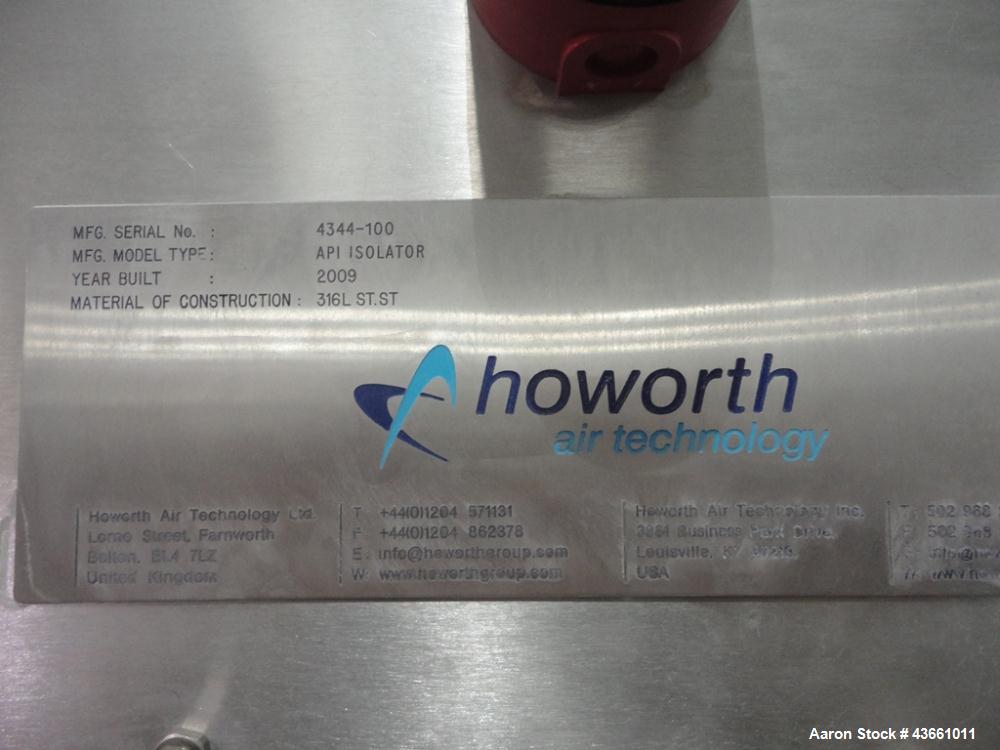 Used Howorth Air Technology Isolator, Model API Isolator. 316L Stainl
