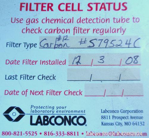 Used Labconco Filtermate Ductless Fume Hood, Model 3970001, Carbon St