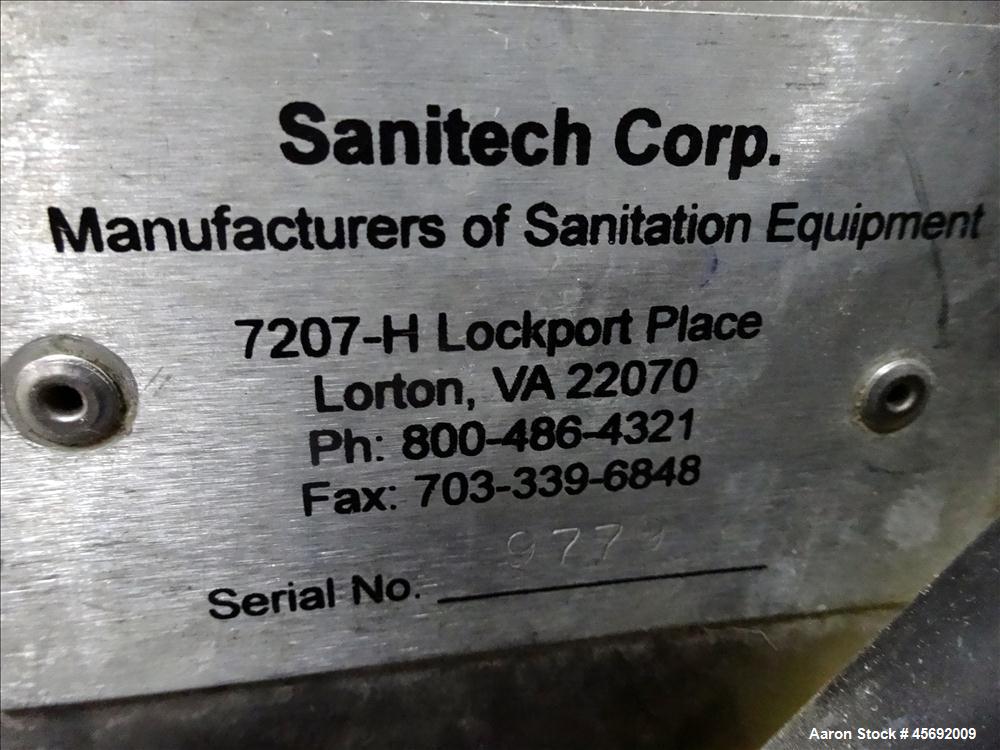 UsedSanitech Wet Steam Cleaner/Sanitizer, Model Mark IV, Serial Numbe