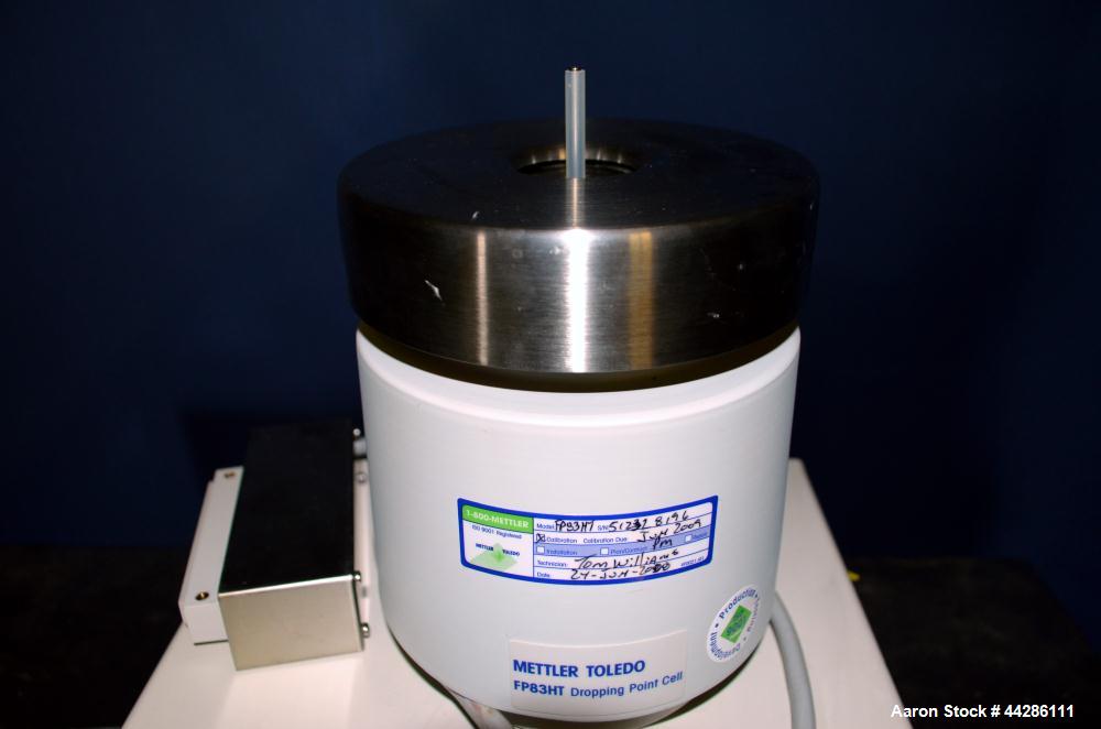 Used Mettler Toledo FP83HT Dropping Point Cell. Determines dropping a