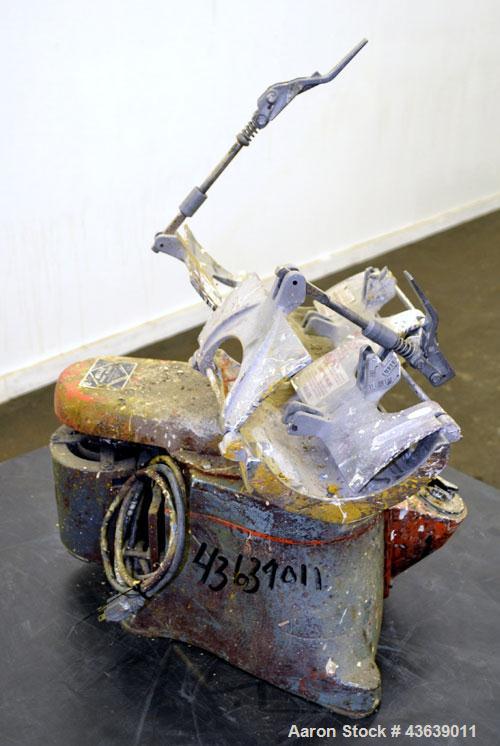 Used Miller Dual Paint Shaker, Model G. Dual canister holders, drive