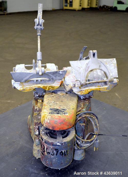 Used Miller Dual Paint Shaker, Model G. Dual canister holders, drive