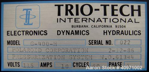 Used- Trio-Tech International Pressurization Stat