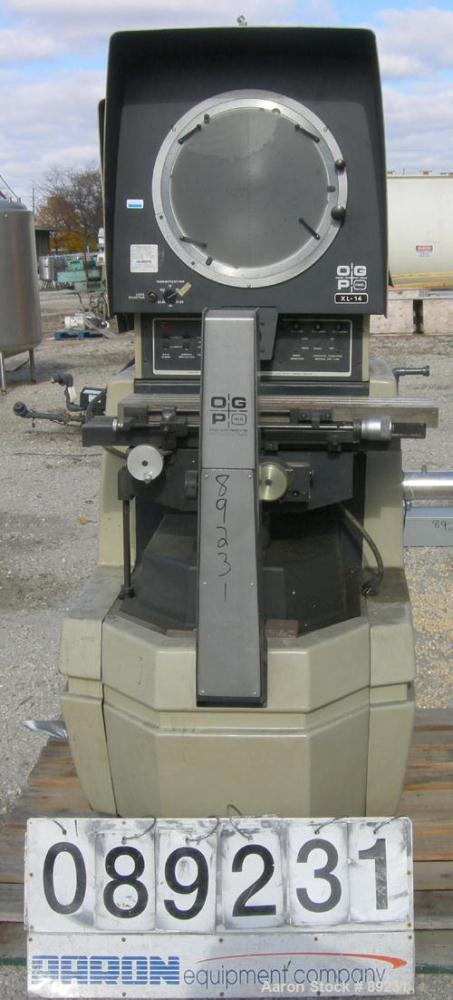 USED: Optical Gauging Products contour projector, model XL-14. Design