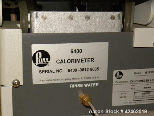 Used Parr 6400 Calorimeter, serial #6400-0812-9035