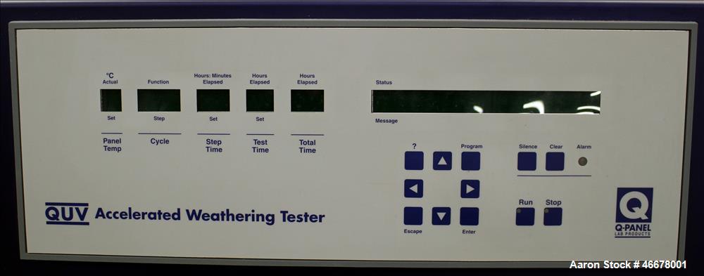 Used Q-Panel Lab Products QUV Accelerated Weathering Tester, Model QU