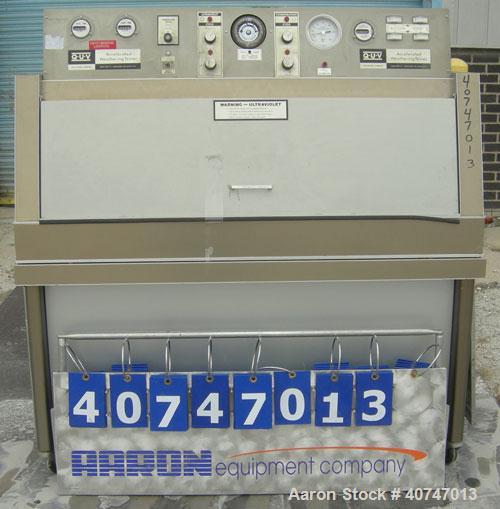 Used QUV Accelerated Weather Tester, Model QUV. Approximate UV expos