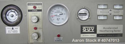 Used QUV Accelerated Weather Tester, Model QUV. Approximate UV expos