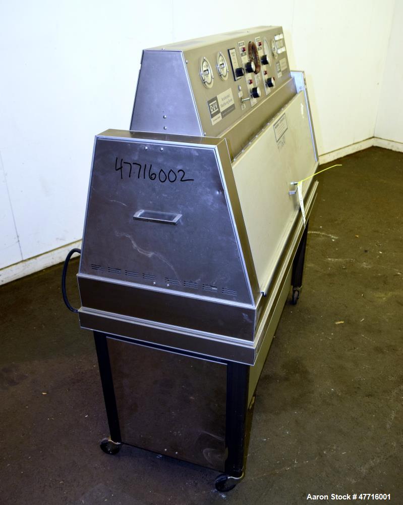 Used QUV Accelerated Weathering Tester, Model QUV. Temperature ranges