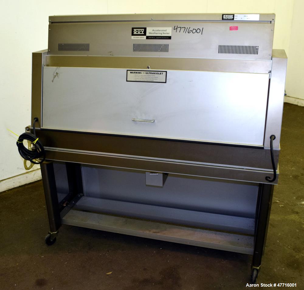 Used QUV Accelerated Weathering Tester, Model QUV. Temperature ranges