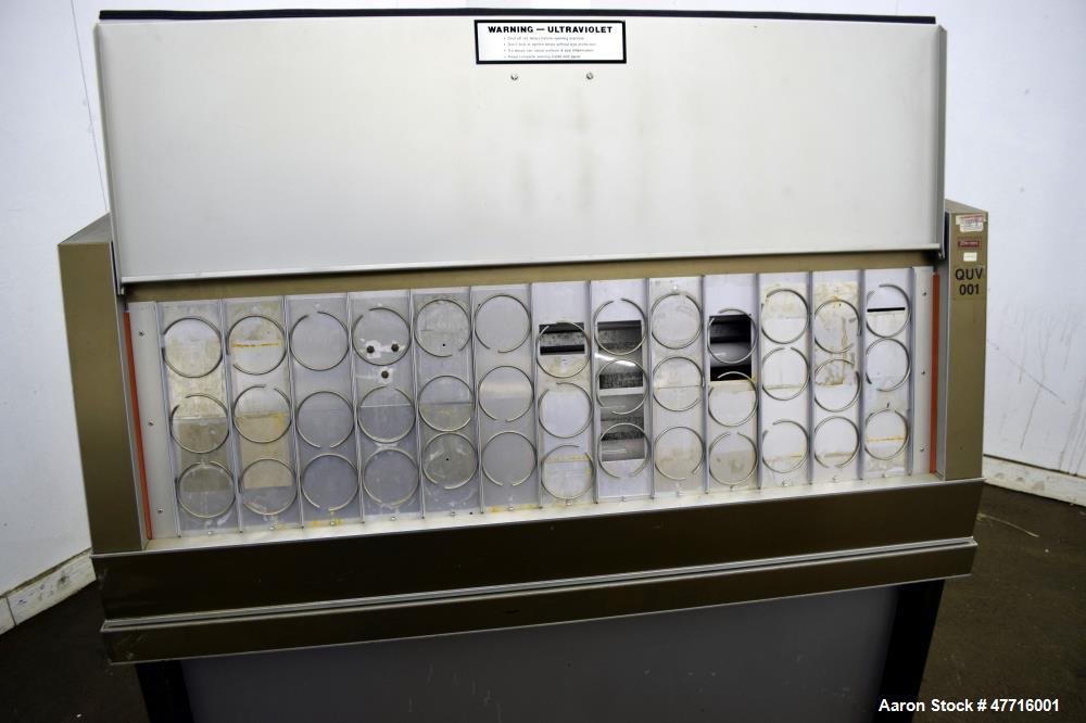 Used QUV Accelerated Weathering Tester, Model QUV. Temperature ranges
