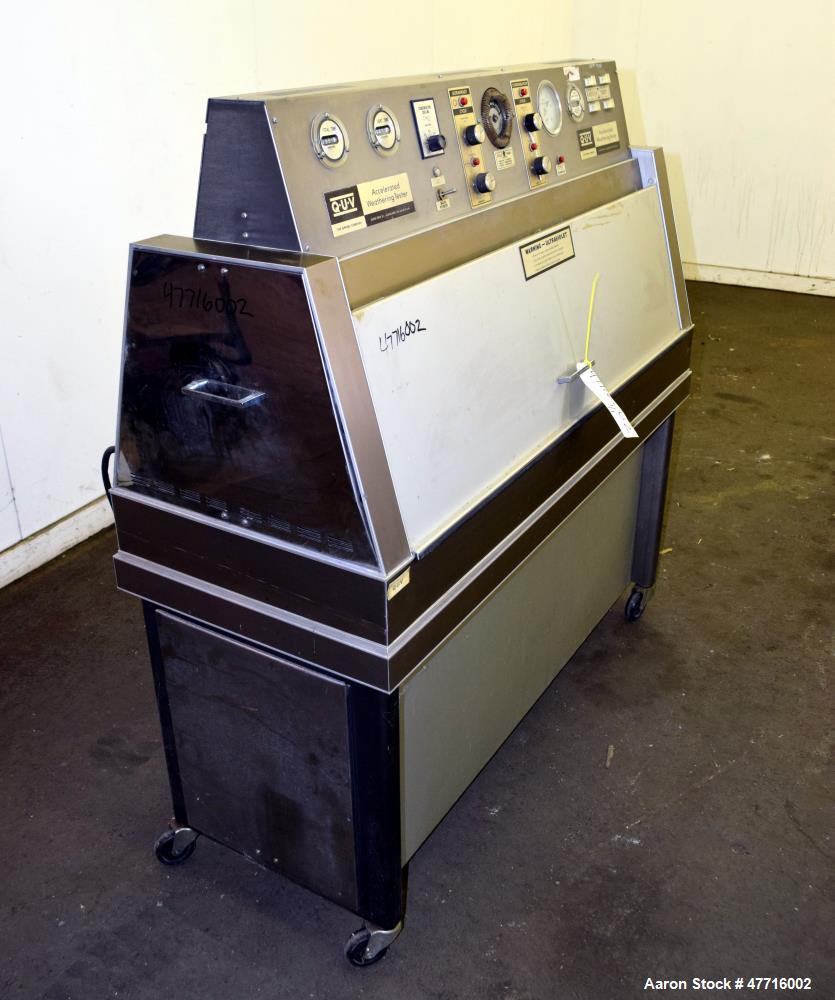Used QUV Accelerated Weathering Tester, Model QUV. Temperature ranges