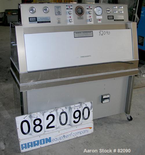USED: QUV accelerated weather tester, model QUV. Approx UV exposure r