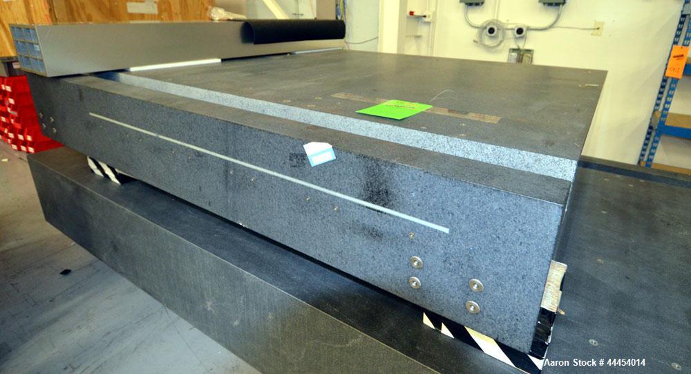 UsedMitutoyo Graplate Granite Table, overall size approximately 84" x