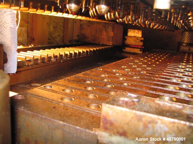 Used Burr Oak Fin Ribbon Die", 30 Row. For making fins for fin tube