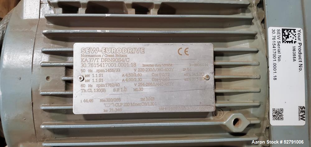 Used Magnapower Magstar 1200 HSIC Drum Separator. Model: MS120 BF VF,