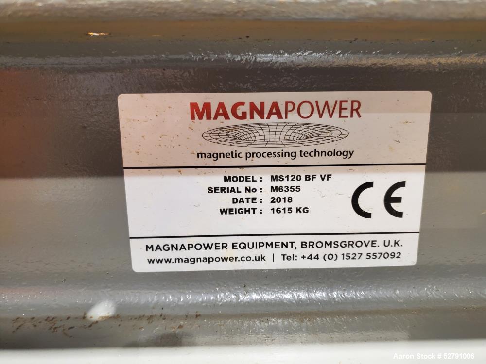 Used Magnapower Magstar 1200 HSIC Drum Separator. Model: MS120 BF VF,