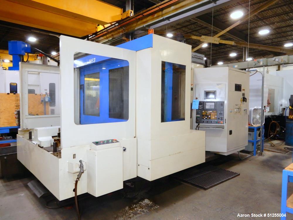 UsedKIA Model Center H63 CNC Horizontal Machining Center; New 1999,