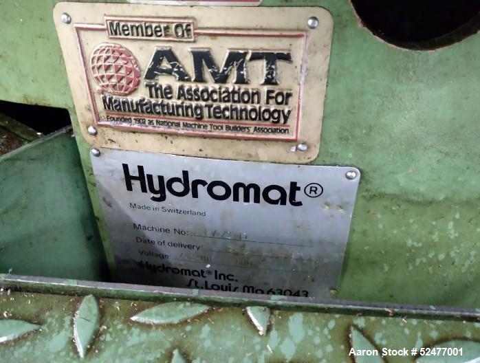UsedHydromat Rotary Machine: Model HW20-10; Includes: Bar Feeder/Load