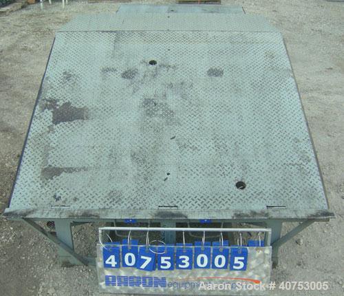 Used Serco Mechanical Dock Leveler, model W8730, carbon steel. 83" wi