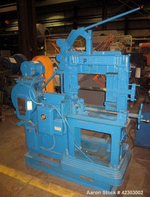 Used Peerless Hacksaw, Model 41-P. Capacity at 90° 11" x 11", at 45°