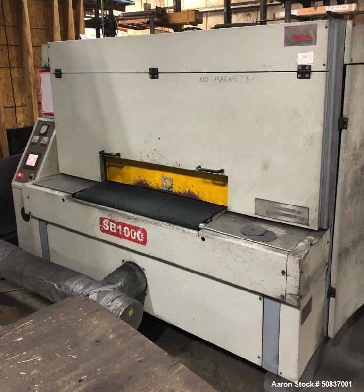 UsedJonsen Two Sided Deburr Machine; Model SB1000; Maximum working wi