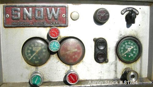 USED: Snow Mfg Co Horizontal Machine, Model HT-1-S. Single/horizontal