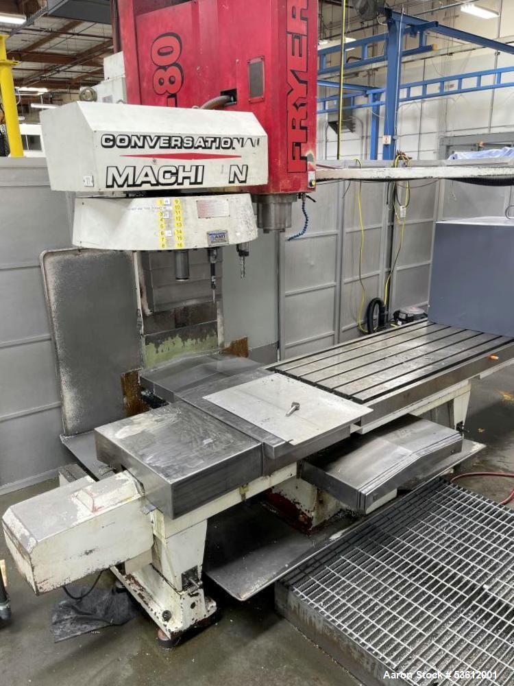 Used Fryer Machine Systems CNC Vertical Milling Center, Model VB-80.