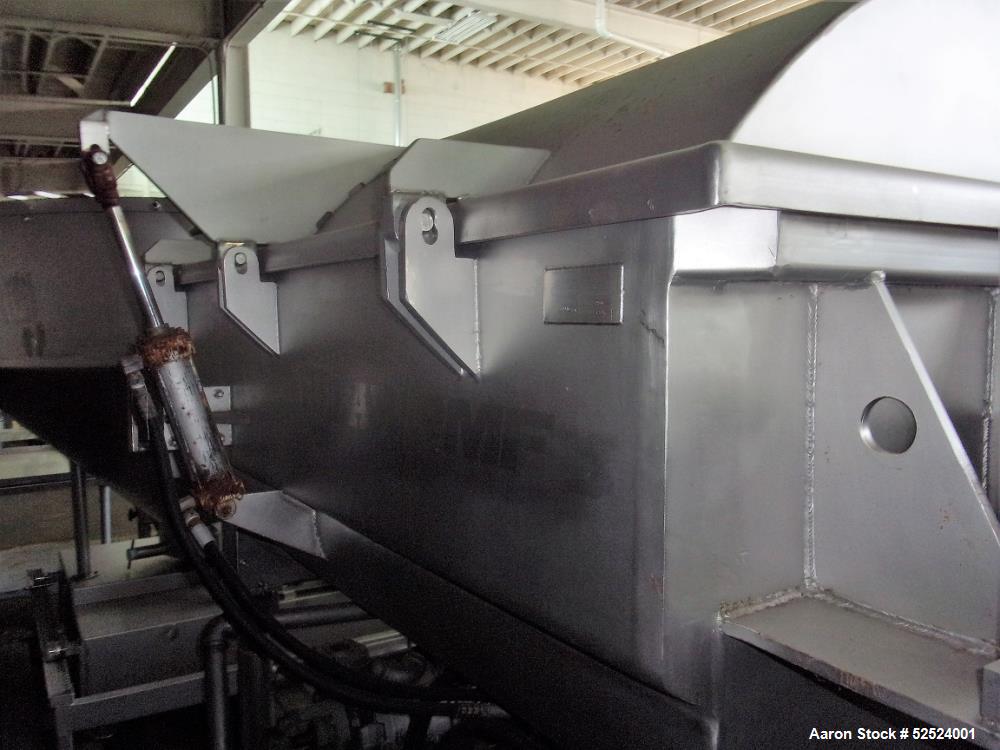 Used Belam RMF Model VMM 2500 Pound Stainless Steel Sanitary Vacuum M