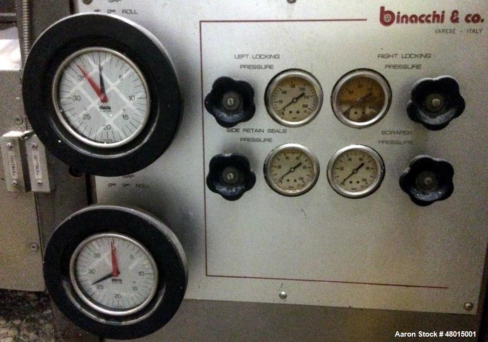 Used Binacchi & Co. 3 - Three Roll Mill. Capacity ( gap 0.15 mm). 260