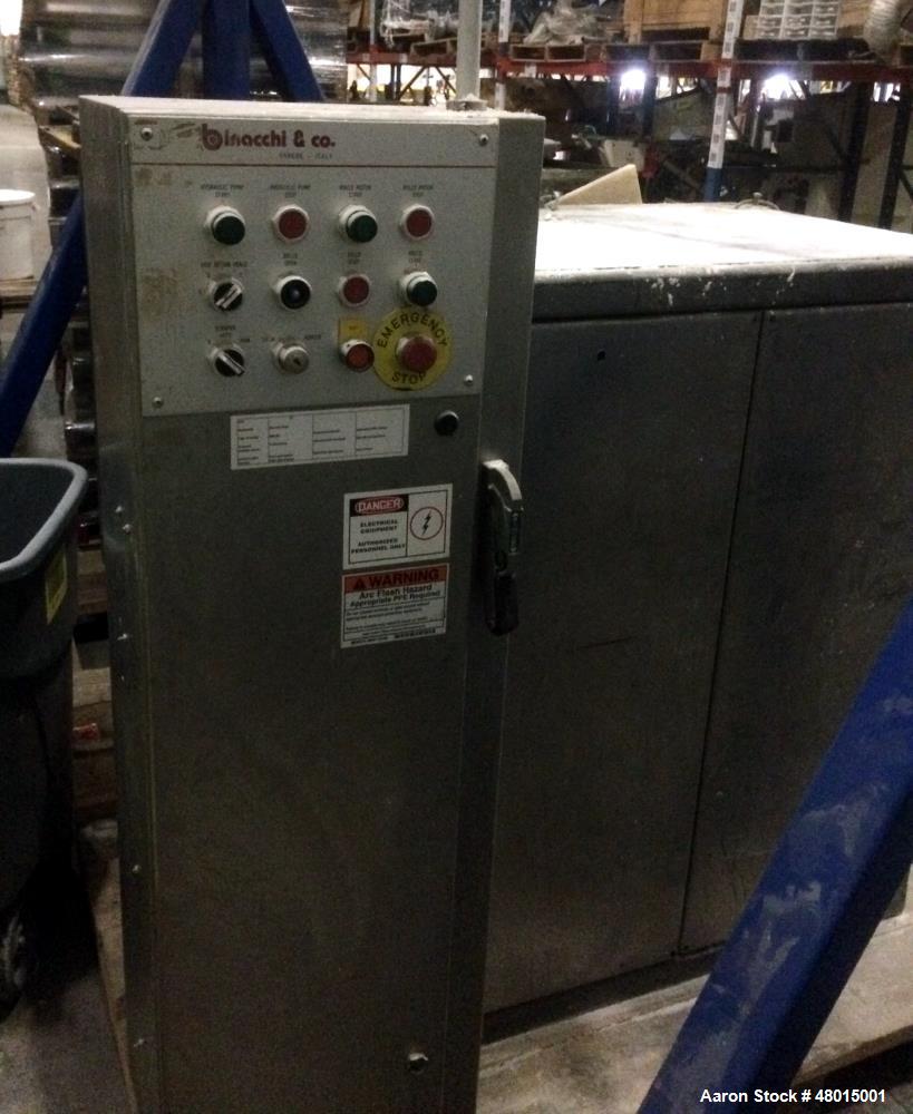 Used Binacchi & Co. 3 - Three Roll Mill. Capacity ( gap 0.15 mm). 260
