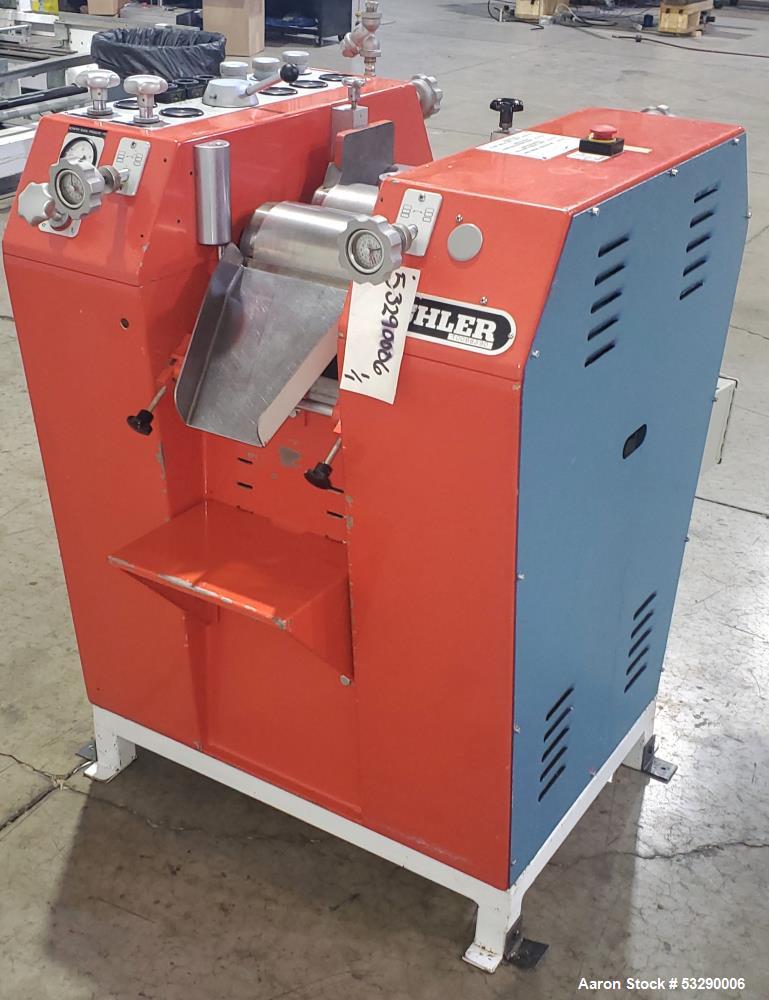 Reliable Industrial Three-Roll Mill – Used Buhler Grinding Machine