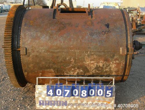 Used Patterson Foundry Ball Mill, carbon steel. Approximately 48'' di