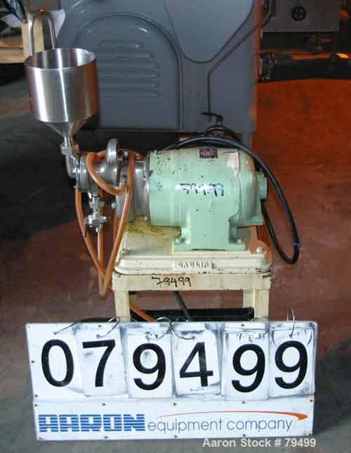 Used Manton-Gaulin Colloid Mill, Type LP, Stainless Steel. Approximat