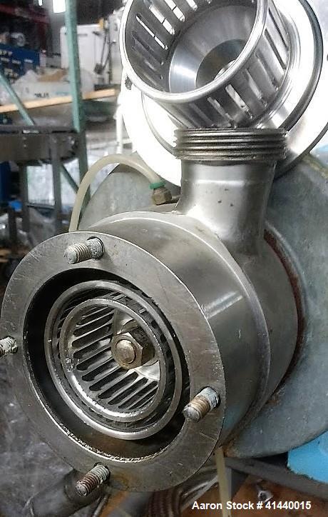 Used Waukesha SP4 Shear Mill. With 1.5" inlet/discharge. Model SP4. 1