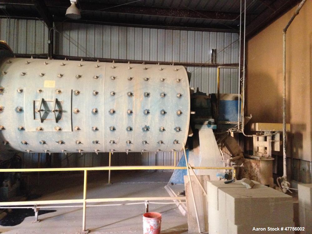 Used Epworth Morehouse Cowles 7' Diameter x 13' Rubber Lined Continuo