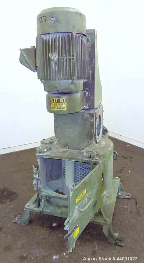 Used Rietz Vertical Disintegrator, Model RD-12, Carbon Steel. Approxi