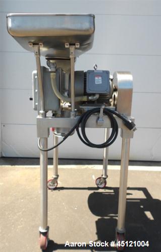 Used Fitzpartick Fitzmill. Model D6a. All stainless steel constructio